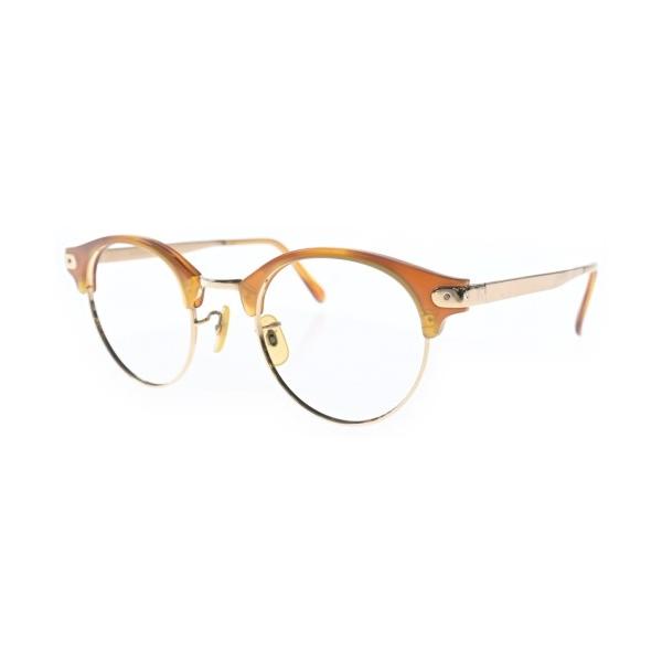 【ブランド】EYEVAN 7285 (アイヴァン７２８５)【タイプ】メンズ【商品番号】2200640806026r20260127【コンディション】ランク：B   詳細：レンズなし【カラー】茶xゴールド【サイズ】-【実寸(cm)】フレーム:...