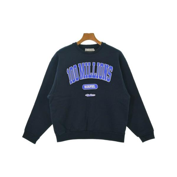 【ブランド】BUDSPOOL (バッズプール)【タイプ】メンズ【商品番号】2200644022026r20260203【コンディション】ランク：B   【カラー】紺【サイズ】S【実寸(cm)】身幅:55cm,肩幅:54cm,袖丈:56cm,...