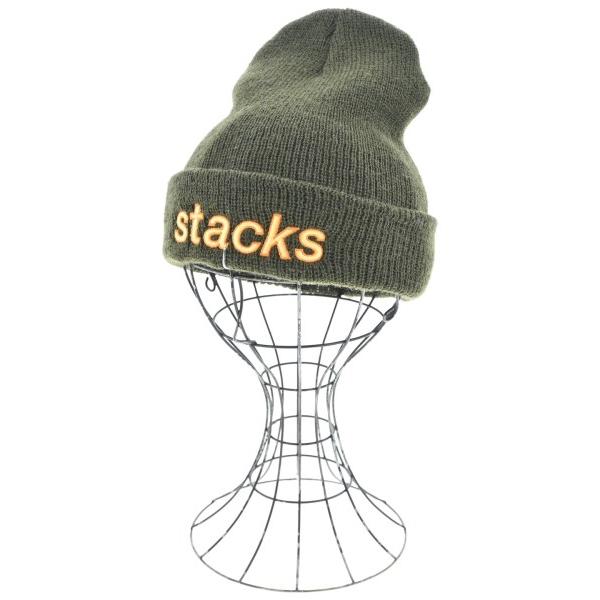 【ブランド】stacks (スタックス)【タイプ】メンズ【商品番号】2200655105077r20260223【コンディション】ランク：A   【カラー】カーキ【サイズ】-【実寸(cm)】頭まわり:40cm,高さ:24cm【素材】毛100...