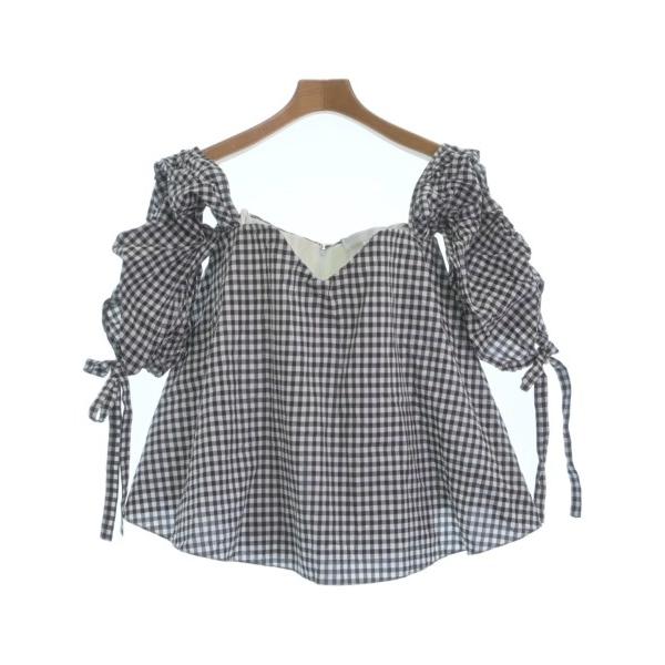 【ブランド】CAROLINE CONSTAS (キャロラインコンスタス)【タイプ】レディース【商品番号】2200454396133r20240628【コンディション】ランク：B   【カラー】黒【サイズ】XS【実寸(cm)】身幅:32cm,...