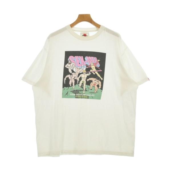 【ブランド】PUNK DRUNKERS (パンクドランカーズ)【タイプ】メンズ【商品番号】2200670123094r20260411【コンディション】ランク：B   詳細：首まわり汚れあり【カラー】白【サイズ】XXL【実寸(cm)】身幅:...