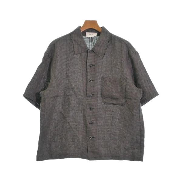 【タイプ】メンズ【商品番号】2200483366039r20240910【コンディション】ランク：B   【カラー】グレー等(総柄)【サイズ】48(L位)【実寸(cm)】身幅:60cm,肩幅:57cm,袖丈:30cm,着丈:72cm【素材】...