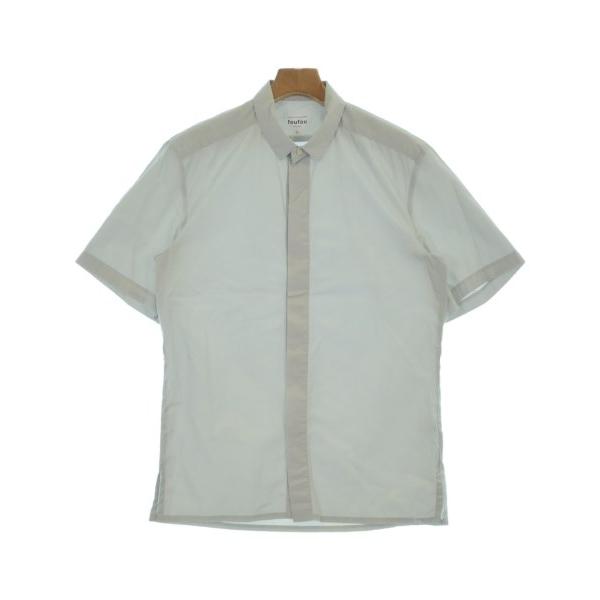 【ブランド】foufou (フーフー)【タイプ】メンズ【商品番号】2200659495099r20260226【コンディション】ランク：B   詳細：首まわり汚れあり【カラー】ライトグレー【サイズ】1(S位)【実寸(cm)】身幅:51cm,...