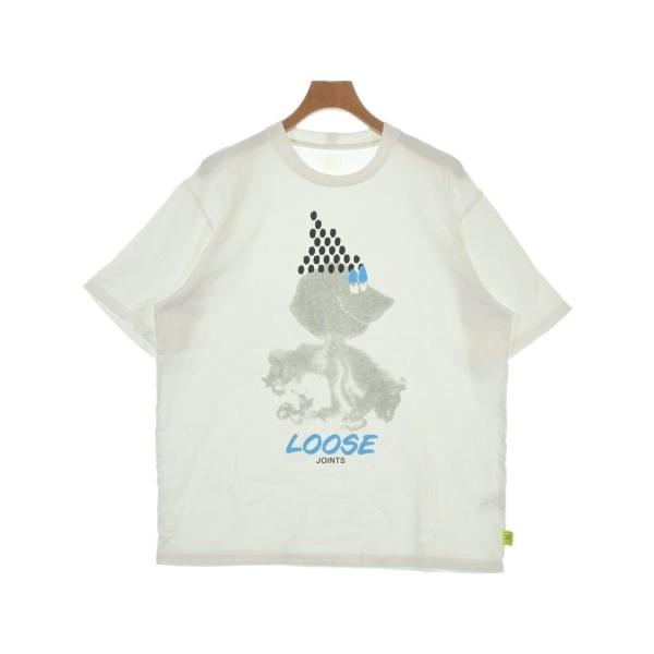 【ブランド】LOOSE JOINTS (ルーズジョイント)【タイプ】メンズ【商品番号】2200650675117r20260125【コンディション】ランク：B   詳細：首まわり汚れあり【カラー】白【サイズ】L【実寸(cm)】身幅:57.5...