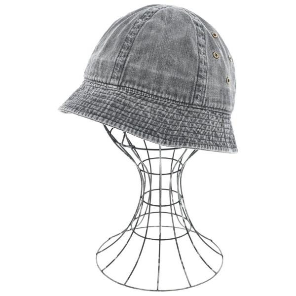 【ブランド】PACS (パックス)【タイプ】メンズ【商品番号】2200655888161r20260224【コンディション】ランク：B   詳細：品質表示なし【カラー】グレー【サイズ】ONE【実寸(cm)】頭まわり:56cm,ツバ:5cm,...