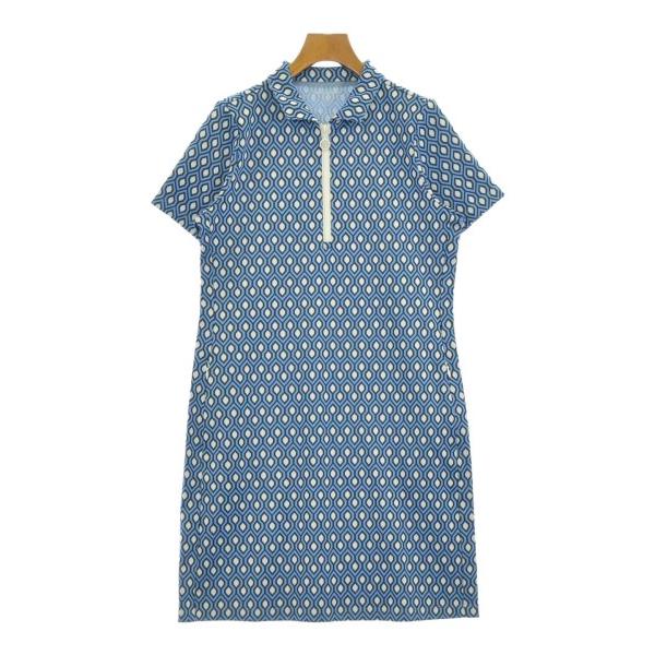 【ブランド】TORY SPORT (トリースポーツ)【タイプ】レディース【商品番号】2200607182026r20251006【コンディション】ランク：A   【カラー】青x白x黒(総柄)【サイズ】S【実寸(cm)】身幅:46.5cm,肩...