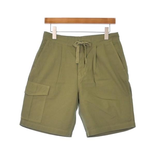 【ブランド】halften (ハーフテン)【タイプ】メンズ【商品番号】2200594781127r20251006【コンディション】ランク：新品同様   【カラー】カーキ【サイズ】2(M位)【実寸(cm)】ウエスト:76cm,裾周り:56c...