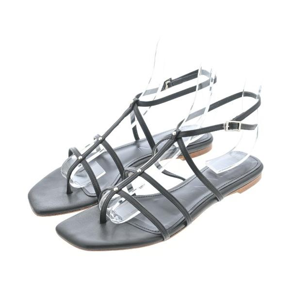 【ブランド】HEWN (ヒューン)【タイプ】レディース【商品番号】2200561127293r20250612【コンディション】ランク：B   詳細：ソール部分汚れあり【カラー】黒【サイズ】EU37(23.5cm位)【実寸(cm)】ヒール:...