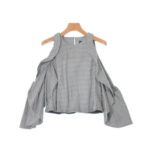 【ブランド】NICHOLAS (ニコラス)【タイプ】レディース【商品番号】2200674543157r20260415【コンディション】ランク：A   【カラー】黒x白(チェック)【サイズ】38(M位)【実寸(cm)】身幅:43cm,肩幅:...