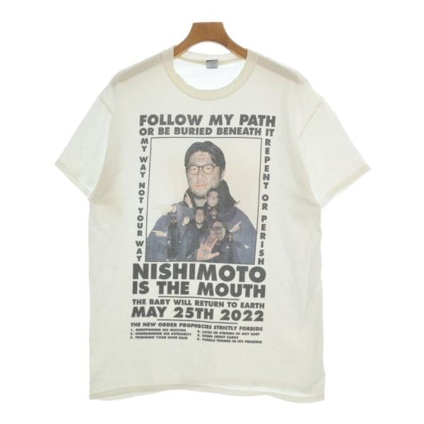 【ブランド】NISHIMOTO IS THE MOUTH (ニシモトイズザマウス)【タイプ】メンズ【商品番号】2200660653013r20260303【コンディション】ランク：B   詳細：全体スレあり【カラー】白【サイズ】L【実寸(c...