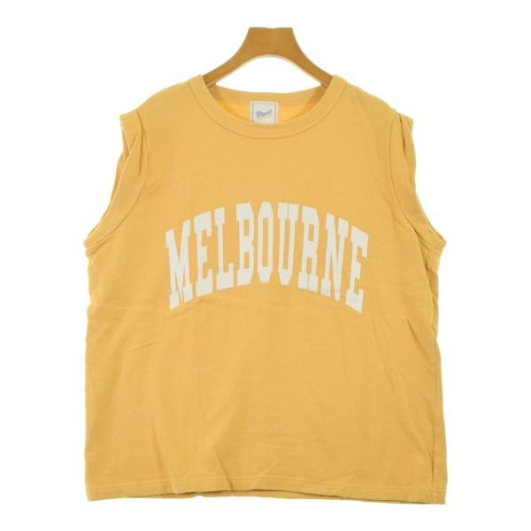 【ブランド】mucci (ムッチ)【タイプ】レディース【商品番号】2200611020420r20251107【コンディション】ランク：B   詳細：全体スレあり【カラー】黄【サイズ】F【実寸(cm)】身幅:56cm,肩幅:42cm,着丈:...