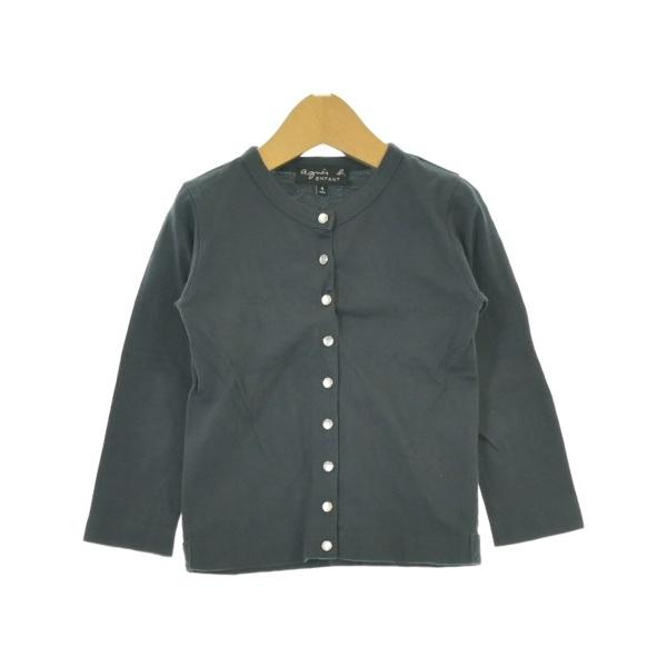【ブランド】agnes b. (アニエスベー)【タイプ】キッズ【商品番号】2200674573055r20260418【コンディション】ランク：B   【カラー】グレー【サイズ】4【実寸(cm)】身幅:32cm,肩幅:28cm,袖丈:36....