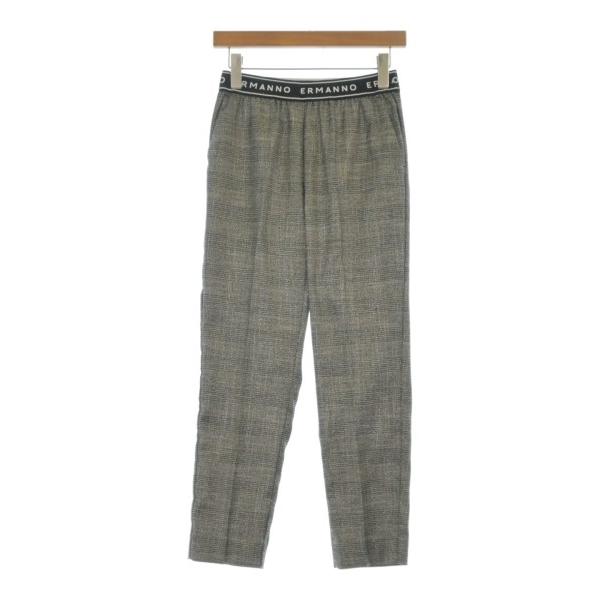 【ブランド】ERMANNO FIRENZE (エルマンノシェルヴィーノ)【タイプ】レディース【商品番号】2200681825116r20260508【コンディション】ランク：B   【カラー】グレーx黒(チェック)【サイズ】40(M位)【実...