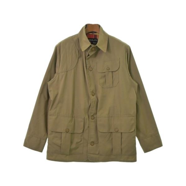 【タイプ】メンズ【商品番号】2200463894019r20240628【コンディション】ランク：B   詳細：所々に汚れがあります。【カラー】ベージュ【サイズ】-(XXL位)【実寸(cm)】身幅:61cm,肩幅:46cm,袖丈:62cm,...