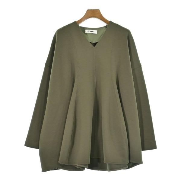 【ブランド】CEaRET (シーレット)【タイプ】レディース【商品番号】2200658107078r20260225【コンディション】ランク：新品同様   【カラー】カーキ【サイズ】2(M位)【実寸(cm)】身幅:70cm,裄丈:80cm,...