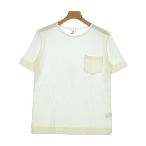 【ブランド】ISPIRA (イスピラ)【タイプ】メンズ【商品番号】2200567986160r20251030【コンディション】ランク：A   【カラー】白【サイズ】L【実寸(cm)】身幅:46cm,肩幅:42cm,袖丈:21.5cm,着丈...