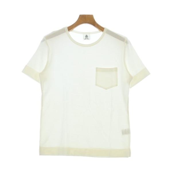 【ブランド】ISPIRA (イスピラ)【タイプ】メンズ【商品番号】2200567986177r20250910【コンディション】ランク：A   【カラー】白【サイズ】M【実寸(cm)】身幅:45.5cm,肩幅:40.5cm,袖丈:20.5c...