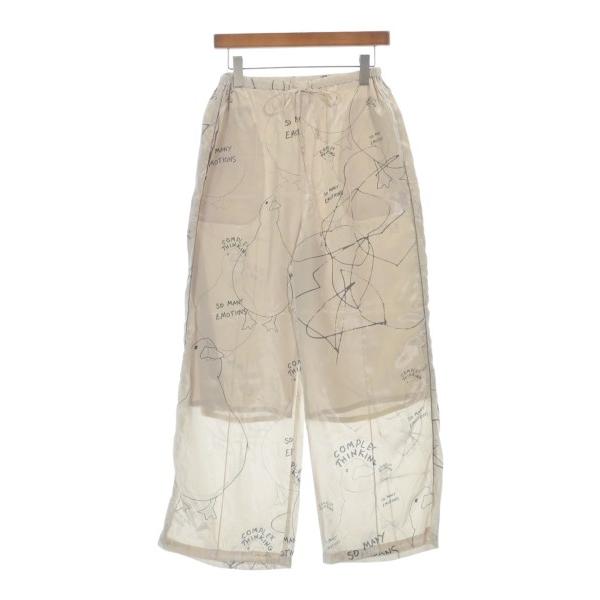 【ブランド】IN-PROCESS (インプロセス)【タイプ】レディース【商品番号】2200608895291r20251103【コンディション】ランク：A   【カラー】オフホワイトxグレー(総柄)【サイズ】M【実寸(cm)】ウエスト:65...