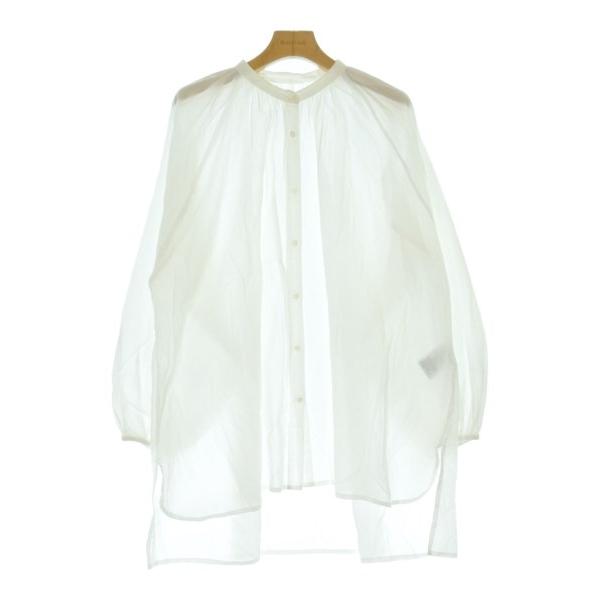 【ブランド】quatre saisons (キャトルセゾン)【タイプ】レディース【商品番号】2200643059023r20260201【コンディション】ランク：B   【カラー】白【サイズ】F【実寸(cm)】身幅:70cm,裄丈:76cm...