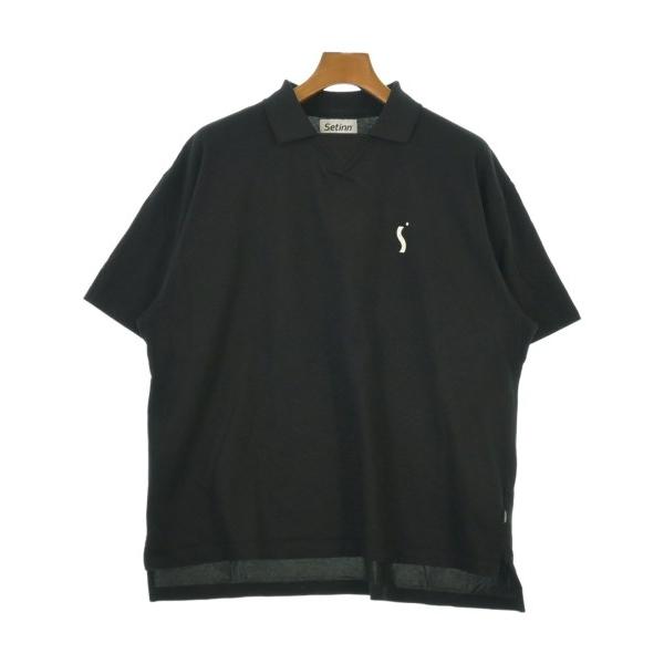 【ブランド】Setinn (セットイン)【タイプ】メンズ【商品番号】2200602662035r20250915【コンディション】ランク：B   【カラー】黒【サイズ】L【実寸(cm)】身幅:58cm,肩幅:54cm,袖丈:21cm,着丈:...