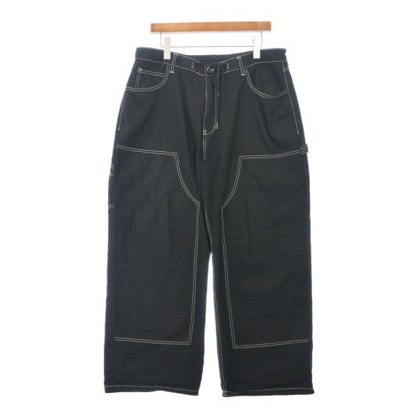 【ブランド】BSRABBIT (ビエスラビット)【タイプ】メンズ【商品番号】2200640290016r20251224【コンディション】ランク：B   【カラー】黒【サイズ】XL【実寸(cm)】ウエスト:89.5cm,裾周り:54.5cm...