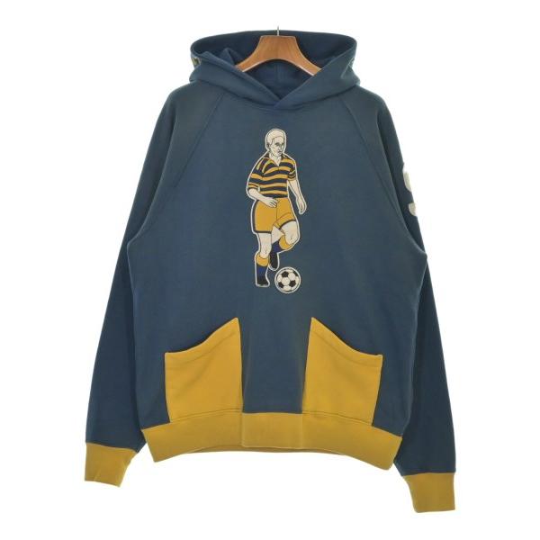 【タイプ】メンズ【商品番号】2200563361053r20250509【コンディション】ランク：A   【カラー】青x黄【サイズ】XL【実寸(cm)】身幅:59cm,裄丈:103cm,着丈:72cm【素材】綿100% 【原産国】アメリカ ...