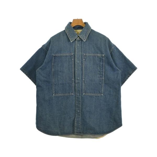 【ブランド】JIL SANDER + (ジルサンダープラス)【タイプ】メンズ【商品番号】2200611600028r20251014【コンディション】ランク：B   【カラー】インディゴ(デニム)【サイズ】M【実寸(cm)】身幅:62cm,...