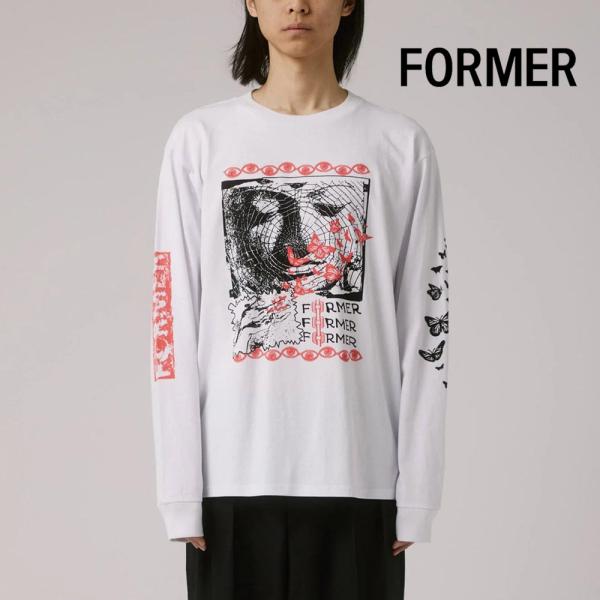 【メール便対応（OK）】今、注目のブランド「FORMER /フォーマー」より、ブランドらしさ全開の長袖Tシャツ「PROWL LS T-SHIRTS」【ブランド】FORMER /フォーマー【モデル名】PROWL LS T-SHIRTS / プ...