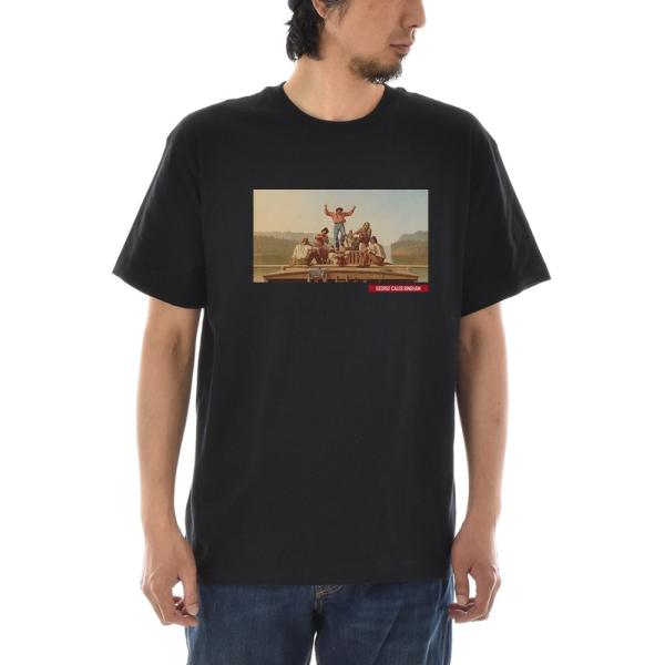 【メール便対応（OK）】GEORGE CALEB BINGHAM ジョージ・カレブ・ビンガム / 陽気なフラットボートマン1846年の作品。ミズーリ川とミシシッピ川での彼の一連の人生と作品は、彼自身の日に評判を確立し、今日では彼の最高の作品...