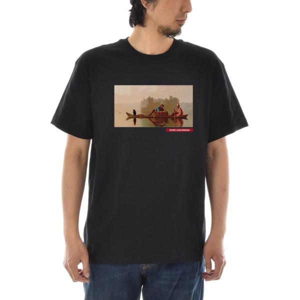 【メール便対応（OK）】GEORGE CALEB BINGHAM ジョージ・カレブ・ビンガム / ミズーリ河を下る毛皮商人1846年の作品。ミズーリ川とミシシッピ川での彼の一連の人生と作品は、彼自身の日に評判を確立し、今日では彼の最高の作品...