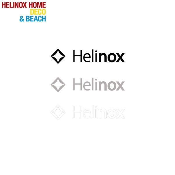 【メール便対応（OK）】ヘリノックスロゴステッカーSサイズHelinoxのロゴがデザインされたカッティングシートタイプの小さめステッカーです。お手持ちのアウトドアグッズや愛車などに貼ってカスタマイズ！「ブラック」「ホワイト」は通常のステッカ...
