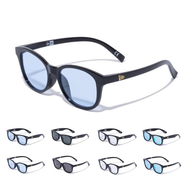 有害な紫外線からの目へのダメージを防ぐUVカットレンズを採用したニューエラのサングラス右サイド内側にはボックスロゴとCEマーク、フレーム左サイド外側にはフラッグロゴをレイアウト。スクエア型レンズを採用したウェリントンタイプや丸みを帯びたデザ...