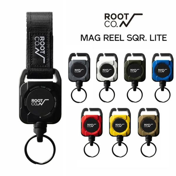 【メール便対応（OK）】機能性と実用性を兼ね備えたタクティカルなマグネット内蔵コードリールギアホルダーMAG REEL シリーズの新作『MAGREEL SQR.』。【本体サイズ】約 91×41×13mm【パッケージサイズ】約150×72×2...