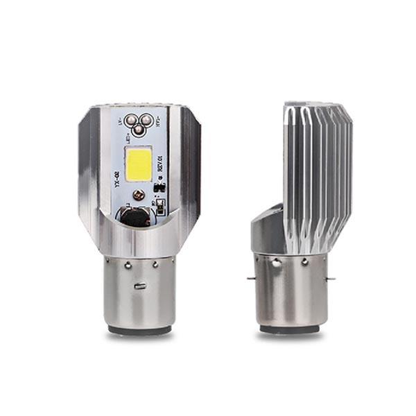 超高輝度のCOBLEDチップを搭載！ハロゲン球から省電力のLEDへ是非お試し下さい！【商品仕様】・商品サイズ：6.6cm×3.4cm ・電圧：DC12V・発光色：白色6000k・ソケット：H6/H4bs・口金：BA20D・ルーメン数：Lo ...