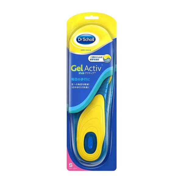 <商品情報>○商品名ドクターショール ジェルアクティブ インソール エブリデイ Sサイズ(22.5〜26cm)○商品詳細二層のジェルが衝撃を吸収し、歩行や日常生活による足への負担を軽減。1日中歩行が快適に。○ジェルアクティブテク...