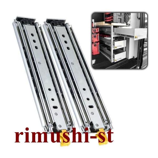 【高負荷ベアリング、長寿命】頑丈な引き出しスライドは、厚さ25mm、高密度、高強度、180kgの支持力を備えています。 100,000以上の開閉テストで耐久性があります。【引き出しスライドをロックして完全に伸ばす】ロック機能で引き出しをロッ...