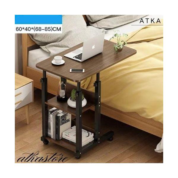 商品情報材質：テーブルの天板は顆粒木材で作られ・光沢感が高い・環境保護が施されています。強くて豪華です；デスク足はスチールで作られ・キャスター：PP＆スチールで作られるので・安定性と耐久性を確保する.細部までこだわる天板の四角は全て丸く加工...