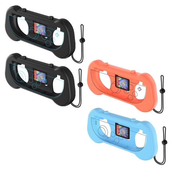 ◇ 仕様 ◇◆ 商品型番：JYS-NS2263◆ カラー：ブラック、ブルー＆レッド◆ 対応機種：Nintendo Switch2 Joy-Con2◆ 材質：ABS◆ セット内容：グリップ2個◆ サイズ（1個）：約148×64×20mm◆ 重...