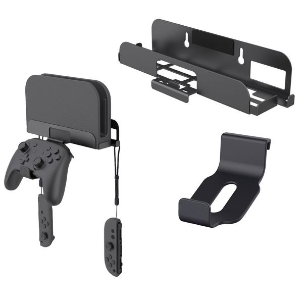 ◇ 仕様 ◇◆ 商品型番：GP-369◆ カラー：ブラック◆ 主な材質：スチール◆ サイズ：約225×69×52mm◆ 重量：約260g◆ セット内容：壁面収納ブラケットx1、コントローラーホルダーx1、ガイドx1、ドライバーx1、ネジx2...