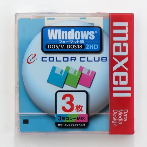 【商品概要】メーカー：マクセル型番：MFHD18CC.3P色：3色×1(シアン、ライム、ピンク)入り数：プラスチックケース入り 3枚パック【商品説明】・すぐに使えるWindowsフォーマット済（512バイト×18セクター）・2HDタイプ。(...