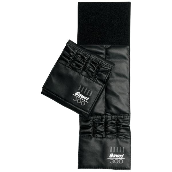 【 ご注意：ご購入後の当店からのメールを必ずご確認ください 】【商品概要】重量:300g 2ヶ組素材:本体/ポリウレタンレザー、中袋/ビニール、重り/鉛の粒適応サイズ:約19cm?25cm程度寸法:10×32×1.3cm台湾製【商品説明】説...