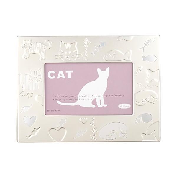 【商品概要】サイズ：約W17.8 D6.4 H13.3【商品説明】【商品詳細】ブランド：LADONNA商品種別：ホーム＆キッチン商品名：LADONNA ラドンナ リビング フォトフレーム CAT ペットアルバムフレーム APT4-P-CA製...