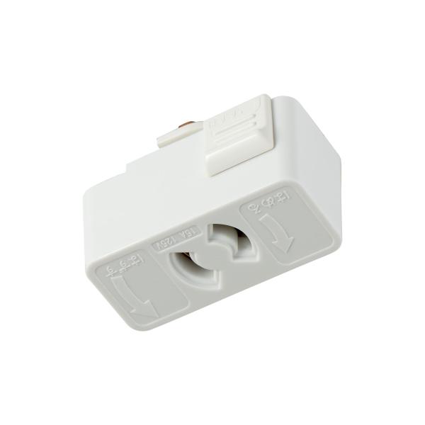 【商品概要】ダクトレール用抜け止めコンセント【商品説明】説明●ライティングダクト用抜け止めコンセント●定格:125V 15A【商品詳細】ブランド：エルパ(ELPA)商品名：エルパ(ELPA) 抜け止めコンセント ダクトレール 照明 コンセン...