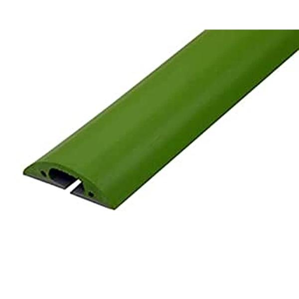 【商品概要】色:グリーン長さ:2m巻材質:PVCサイズ:高さ10×幅40mm中央穴サイズ:16×7mm【商品説明】説明商品の説明床用ケーブル保護収納システム ●くるくる巻ける為、搬送が便利！ムダがない！●電線と各種コードが美しく収納できる　...