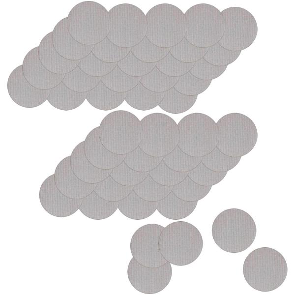 【商品概要】サイズ:直径125mm粒度:120仕様:マジック式、吸じん穴なし入数:1箱50枚入材質:クラフト紙、熱硬化性樹脂、アルミナ砥材【商品説明】パターンコーティングにより、スムーズに切粉を排出するので切れ味が良く、目詰り、ヤケがおこり...