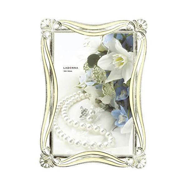 【商品概要】サイズ：約W12.9 H18【商品説明】【商品詳細】ブランド：ラドンナ商品種別：ホーム＆キッチン商品名：LADONNA ラドンナ フォトフレーム ブライダル ホワイト ポストカード判 MJ70-P-WH製造元：ASANUMA商品...