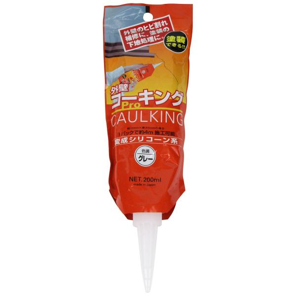 【商品概要】DIY用変成シリコーン系充填材。防カビ剤配合。200ml入りほとんどの塗料で塗装可能。外壁のひび割れ補修。【商品説明】説明【特徴】DIY用変成シリコーン系充填材。防カビ剤配合。SKパウチパック採用で手絞り施工可能。200ml入り...