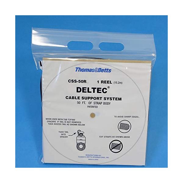 【商品概要】*非常に優れた対候性を有する耐候性アセタール樹脂を使用した、標準タイプ(幅12.7mm)、全長15mのリールストラップです。*たすき掛け結束など、結束方法は比較的自由にアレンジ可能です。*必要な長さだけを使用するため、廃材が出ず...