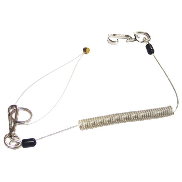 【 ご注意：ご購入後の当店からのメールを必ずご確認ください 】【商品概要】カラー:クリア付属品:ワイヤ(直径1mm)、リング安全荷重:1kg以下自然長:440mm最大伸長:1800mmコード径:3mmワイヤ線径:1mm【商品説明】説明軽くて...