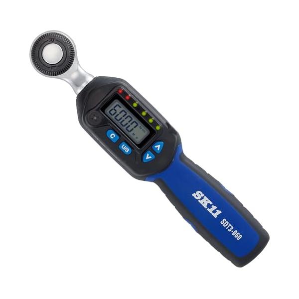 【商品概要】用途:バイクなどのタイヤ交換や、ボルト・ナットの締付けトルク値の測定作業差込角:9.5mm(3/8インチ)測定範囲:3~60N・m測定精度:右ネジ±3%・左ネジ±4%測定単位:N・m(単位換算機能付きkgf・cm、lbf・in、...